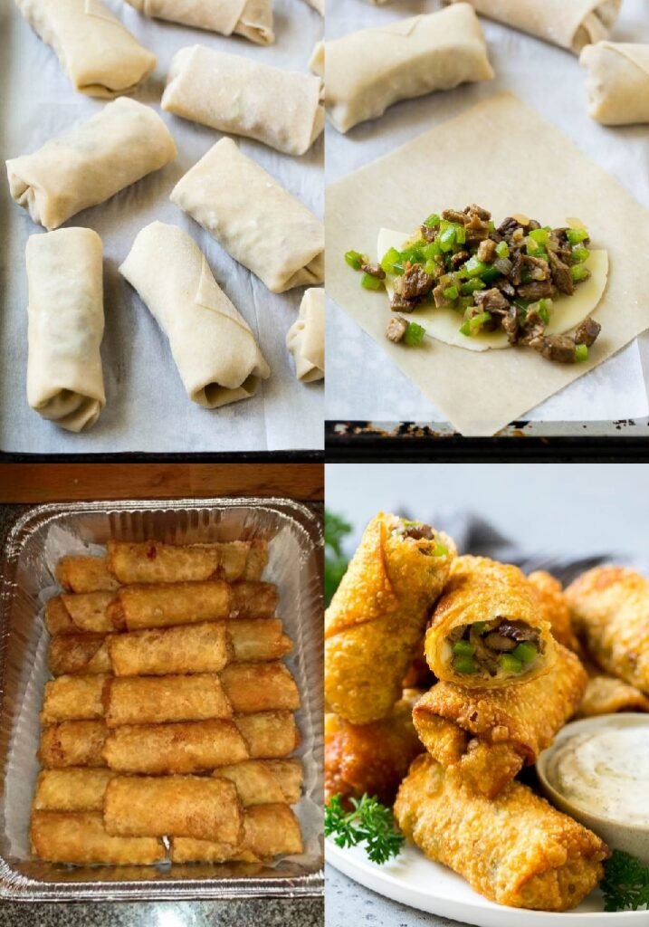 Philly Cheese Steak Egg Rolls Recipe - Healthy Diet Recipes World